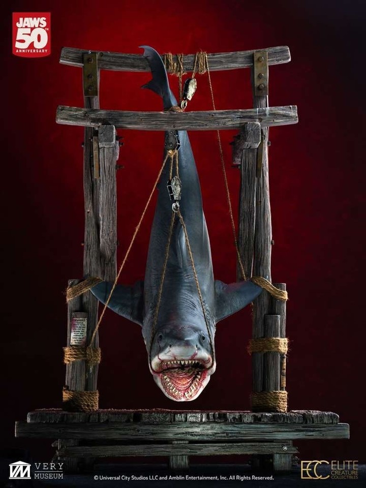 PREORDER JANUARY 2026 JAWS STATUE 1/12 SCALE 76cm MAQUETTE ELITE ...