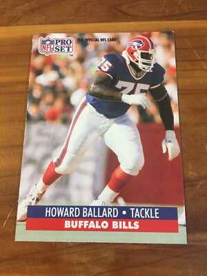 Howard Ballard - Buffalo Bills Tackle - NFL Pro Set 1991 #73 | eBay