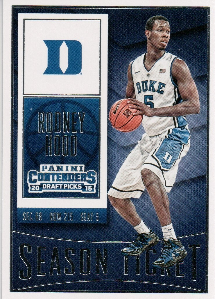 2015-16 Panini Contenders Draft Picks #83 Rodney Hood (22-1849) | eBay