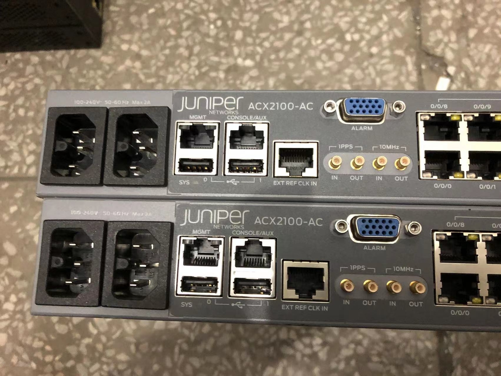 1X Juniper ACX2100-AC 16x T1/E1 2x 10GbE SFP+ 10x GbE Dual AC Router | eBay