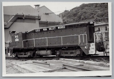 Railroad Photo - US Steel Mon Valley Works #M-6 Locomotive 1989 ...
