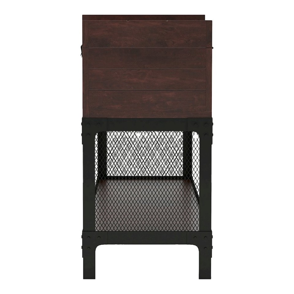 Alda Wood Lift Top Console Table in Vintage Walnut 889435403101| eBay