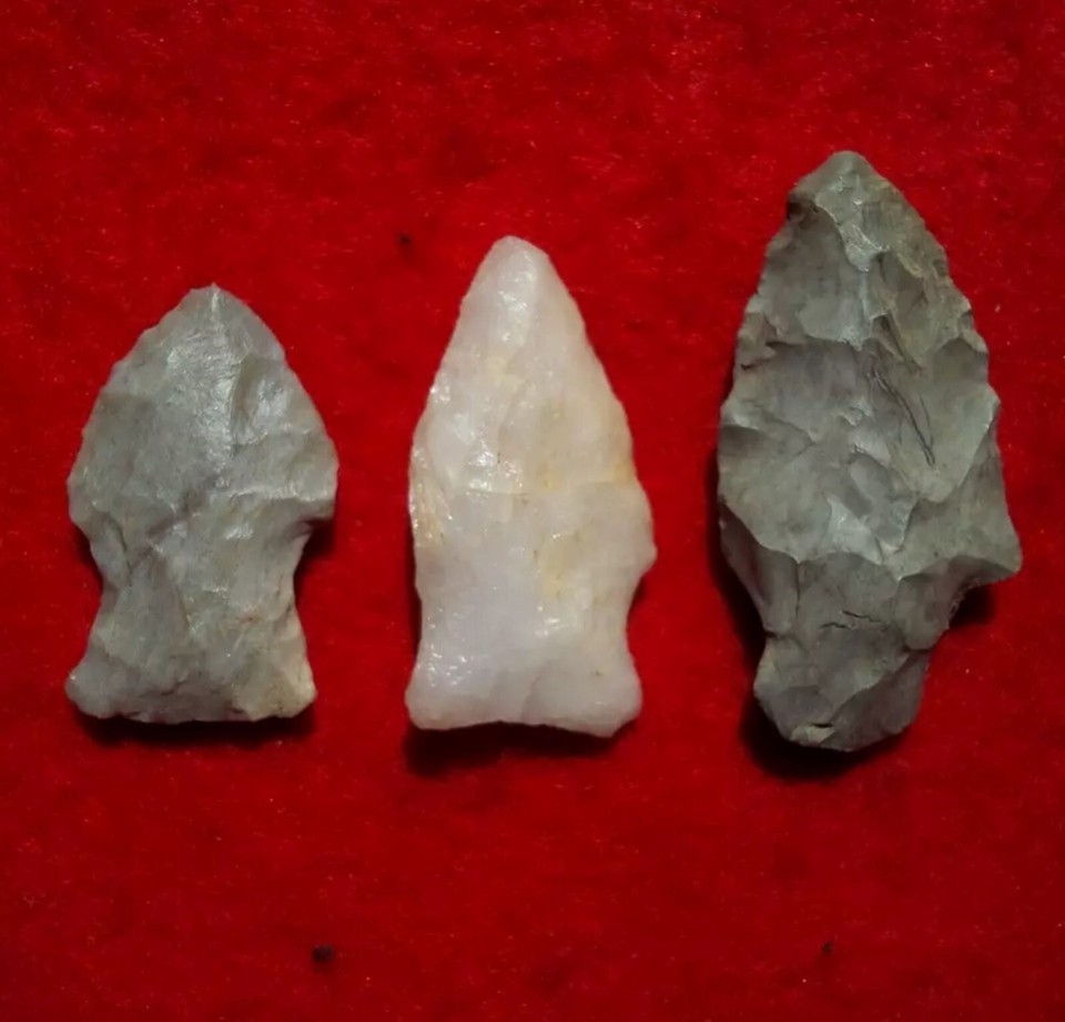 3 Authentic Arrowheads from Indiana | eBay