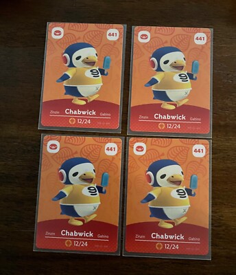Animal Crossing Amiibo Card 441 Chabwick - new authentic genuine ...