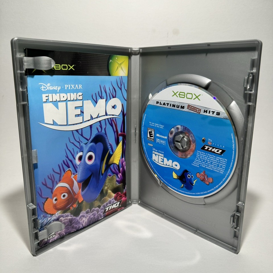 Finding Nemo XBOX (Microsoft Xbox, 2003 - Hits) Complete In Box With ...