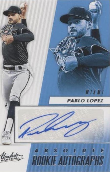 2019 Panini Chronicles - Absolute Rookie Autographs Pablo Lopez #ARA-PL ...