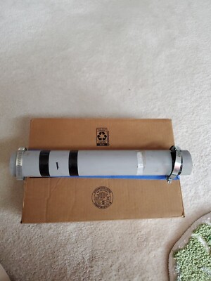 2 in. X 16" PVC SCH40 SPLIT Repair Split Conduit Pipe with clamps ...