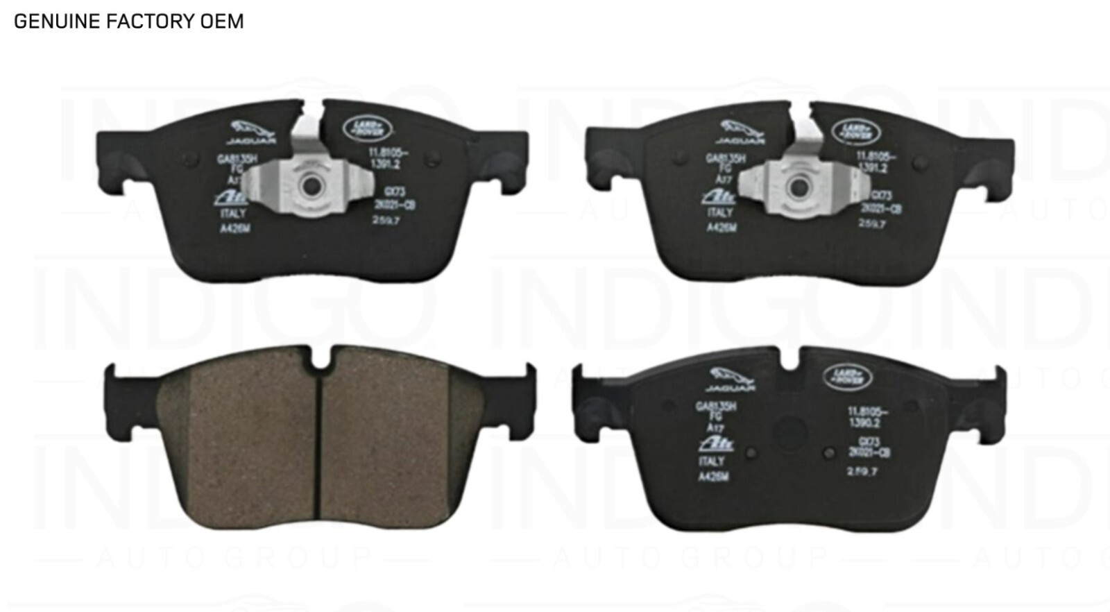 LAND ROVER FRONT BRAKE PADS RANGE VELAR LR064687 GENUINE FACTORY OEM | eBay