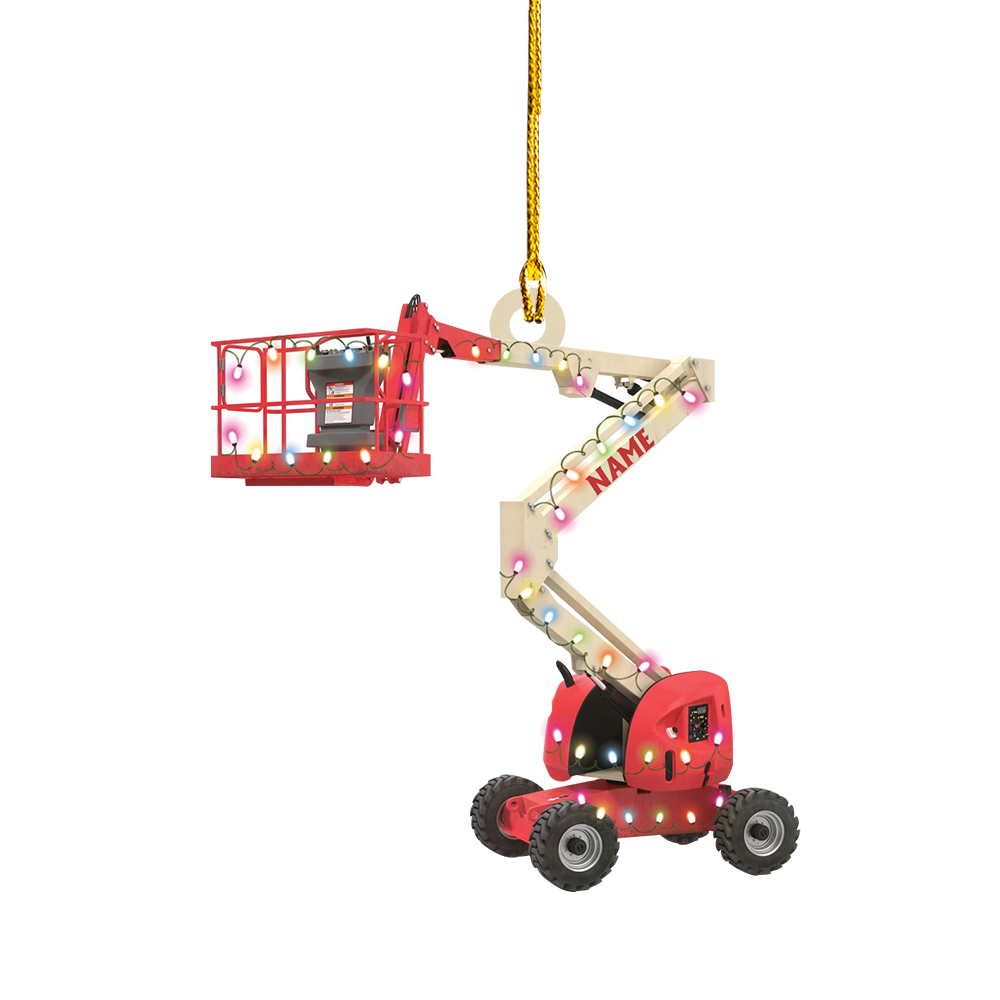 Boom Lifts Christmas Tree Ornament, Manlift Ornament, Aerial Lift ...