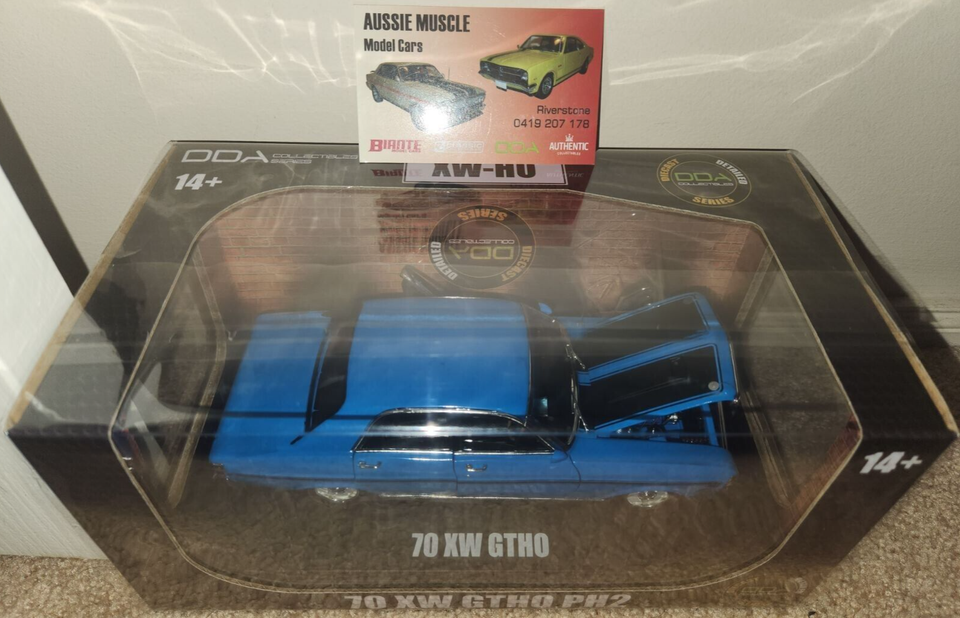 1:24 DDA Ford XW GTHO 351 Falcon Sedan True Blue | eBay Australia
