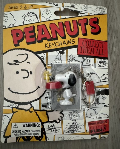 Peanuts Snoopy and Woodstock with his Dog Bowl Keychain | eBay