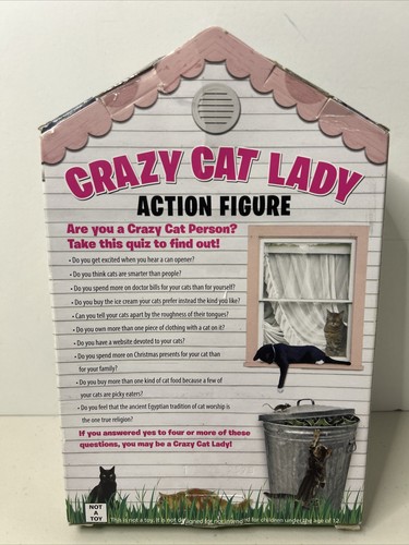 Accoutrements Crazy Cat Lady Action Figure for sale online | eBay