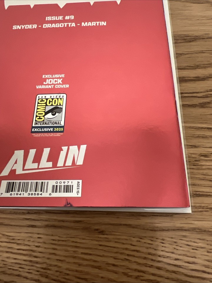 ABSOLUTE BATMAN 9 & 10 JOCK SDCC EXCLUSIVE CONNECTING VARIANT SET NM ...