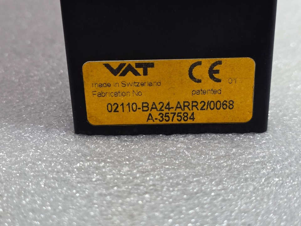 VAT Door Gate Valve 02110-BA24-ARR2 (As-Is) | eBay UK