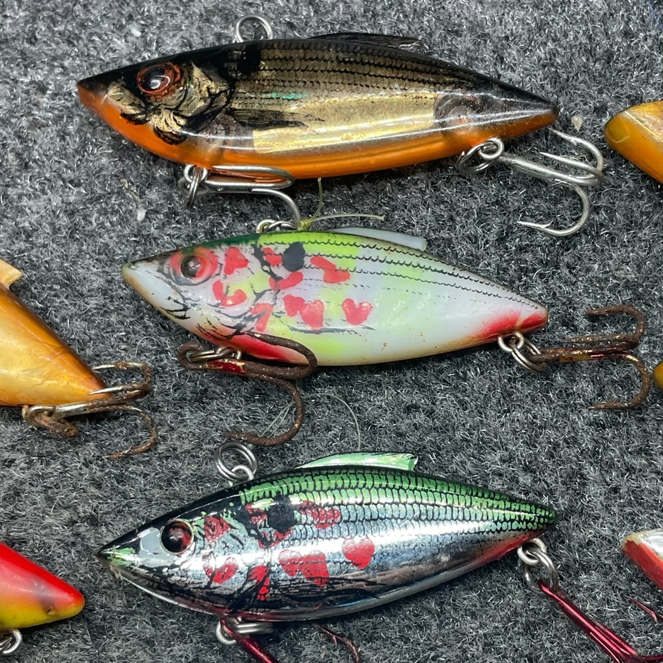Lot of 16 Bill Lewis Rat-L-Trap Vintage Fishing Lures Various Sizes ...