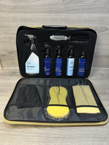 Hyundai Interior/Exterior Car Cleaning Kit Valet Set Valeting 9 Pieces ...