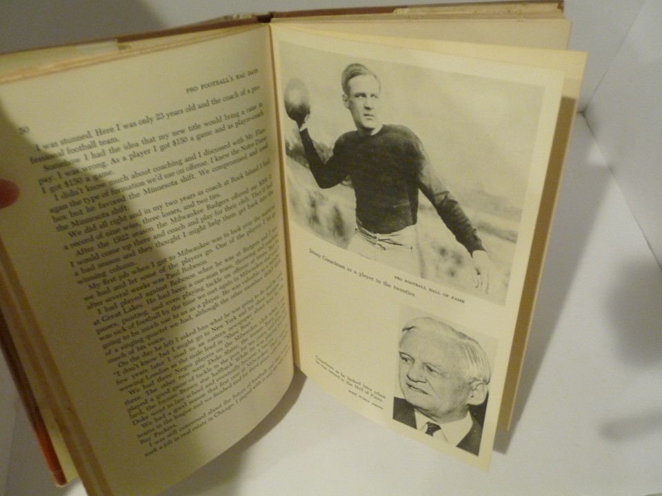 PRO FOOTBALL'S RAG DAYS BOOK BY BOB CURRAN 1969 HARDCOVER FAIR COND ...