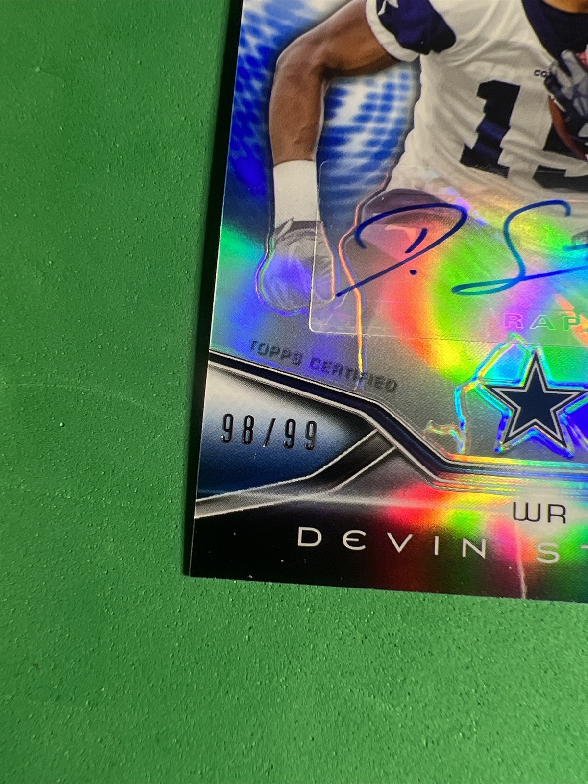 2014 Topps Platinum - Autograph Rookie Refractor Blue #18 Devin Street ...