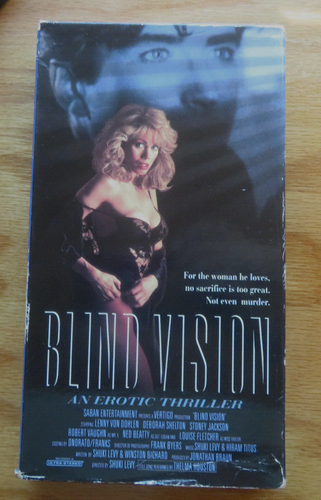 Blind Vision (VHS) Erotic Thriller Louise Fletcher, Robert Vaughn ...