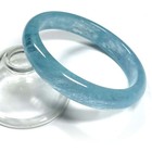 Real Genuine Natural Clear Blue Aquamarine Bangles Bracelet Bangle 54 ...