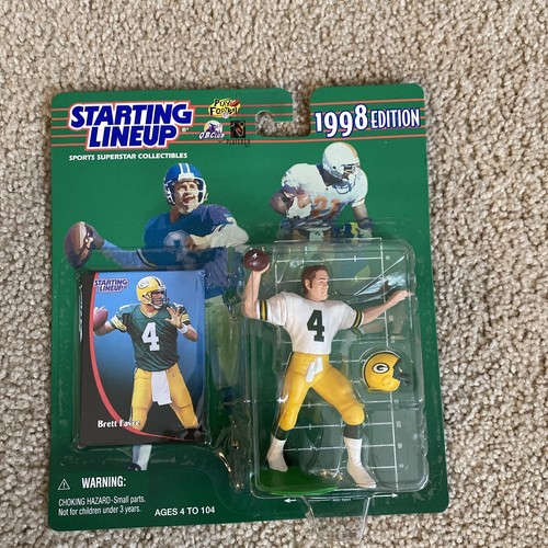 1998 NFL Starting Lineup Brett Favre Green Bay Packers Action Figure ...
