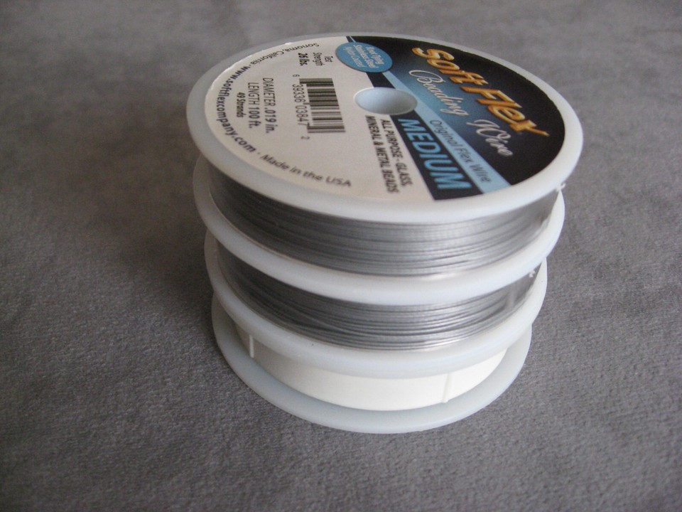 Soft Flex Beading Wire Medium .019 100 Ft. 49 Strands | eBay