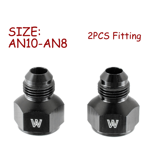 2X Female AN8 AN10 AN12 to AN6 AN8 AN10 Male Flare Reducer Hose Fitting ...