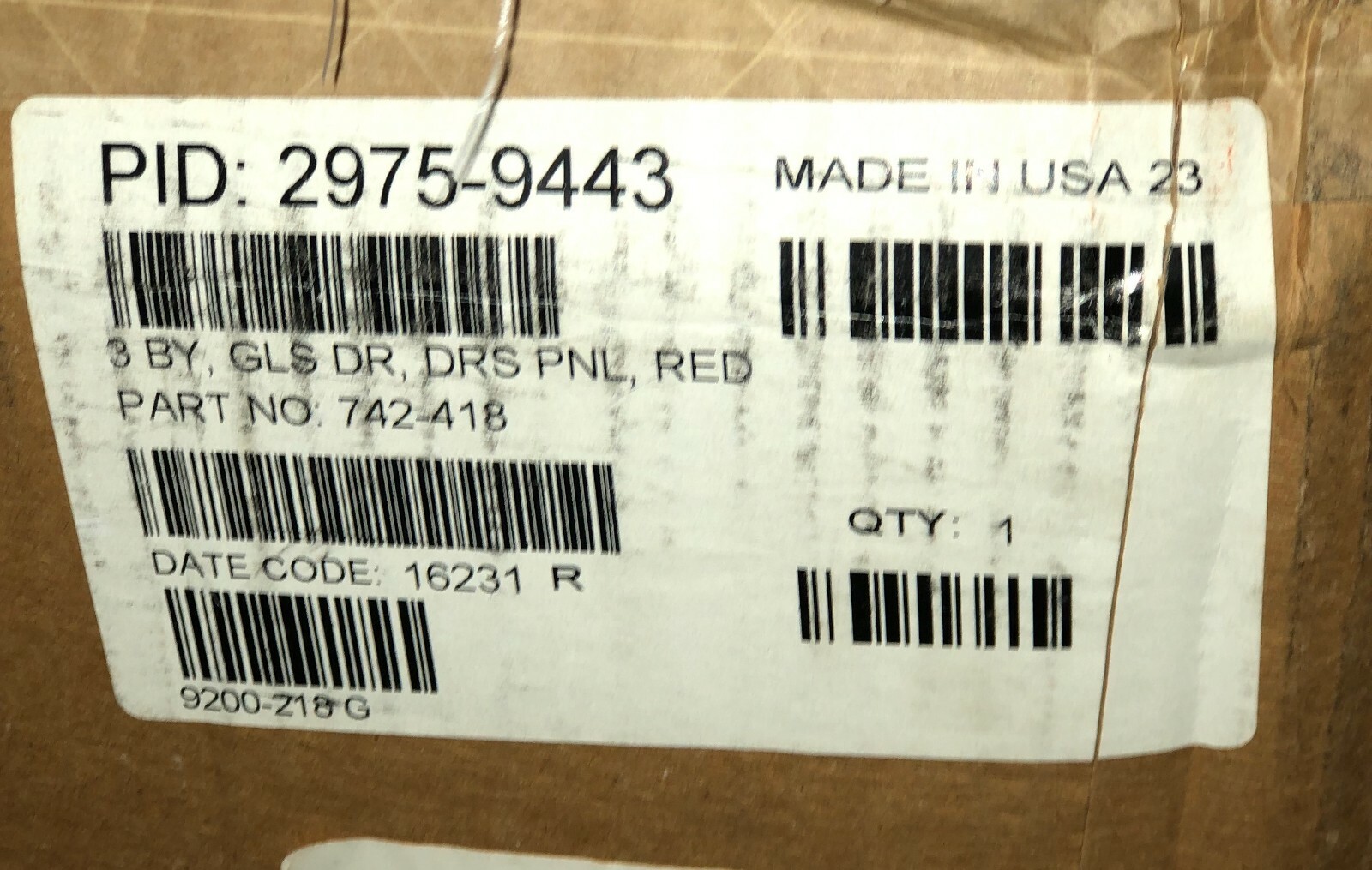 (NEW) SIMPLEX 2975-9443 3 BAY FIRE CONTROL & DETECTION CABINET GLASS ...