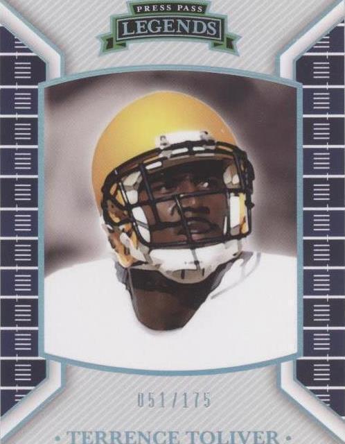 2011 Press Pass Legends - Terrence Toliver #33 Silver Holofoil /175 (RC ...