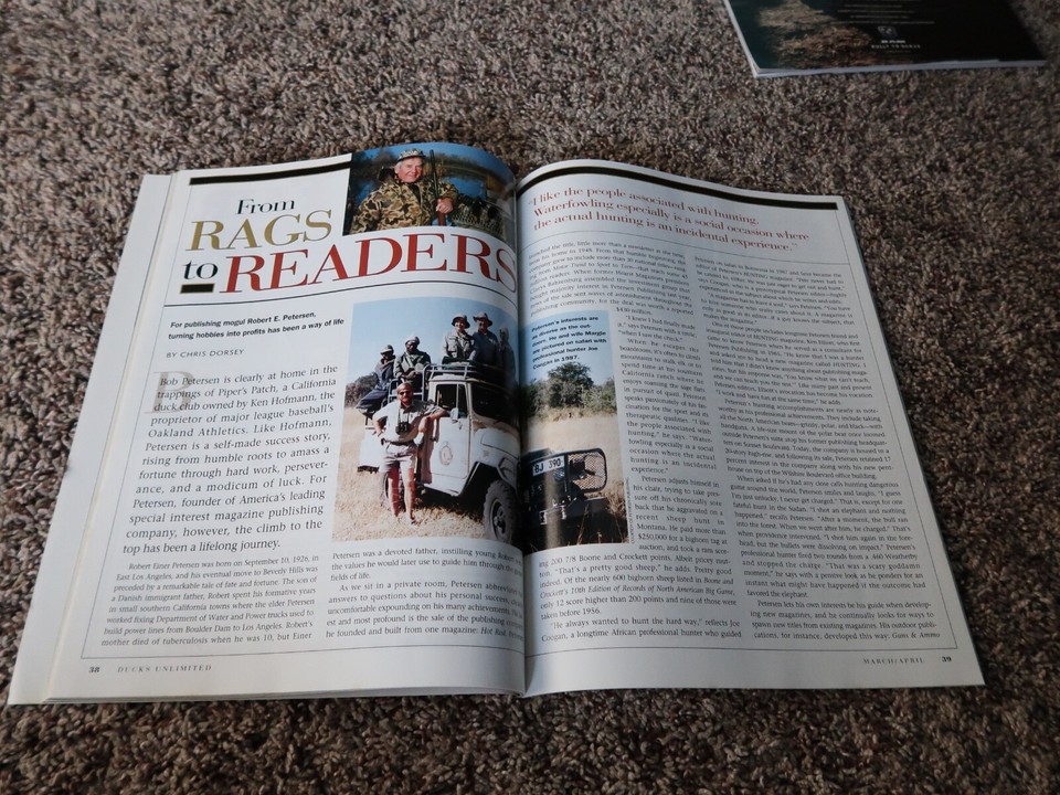 📌 LOT of 3 vintage Ducks Unlimited bird hunting magazines mallards guns ...