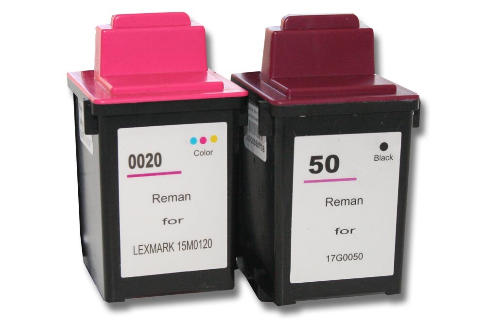 PACK 2 CARTOUCHE d'encre pour Lexmark Z12, Z22, Z32, Z700 | eBay