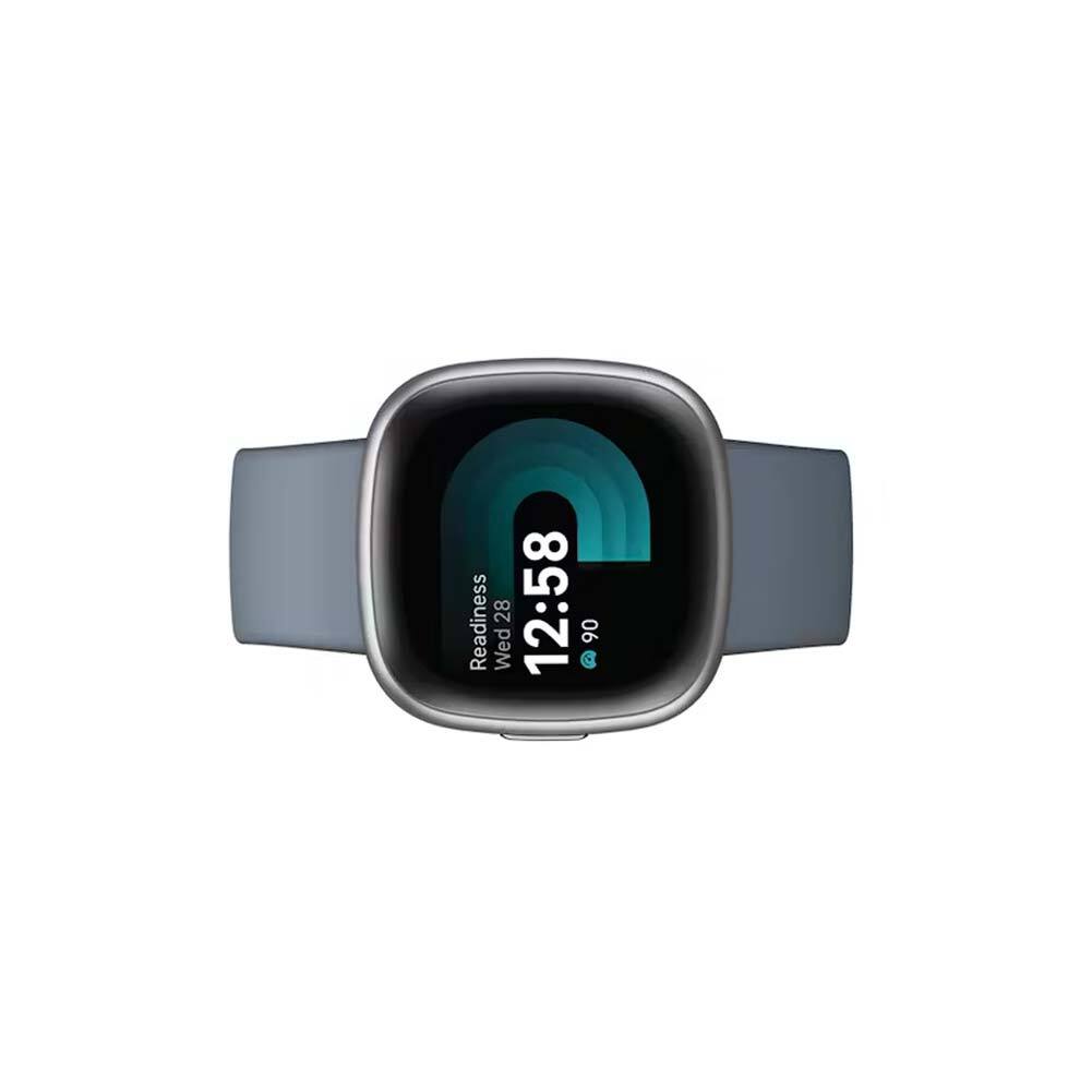 Fitbit Versa 4 Fitness Smartwatch with GPS - Waterfall Blue/Platinum ...