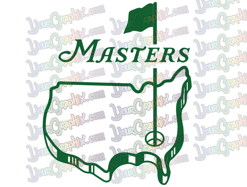 Masters Golf Logo - Vinyl Decal stickers - Made in USA | eBay