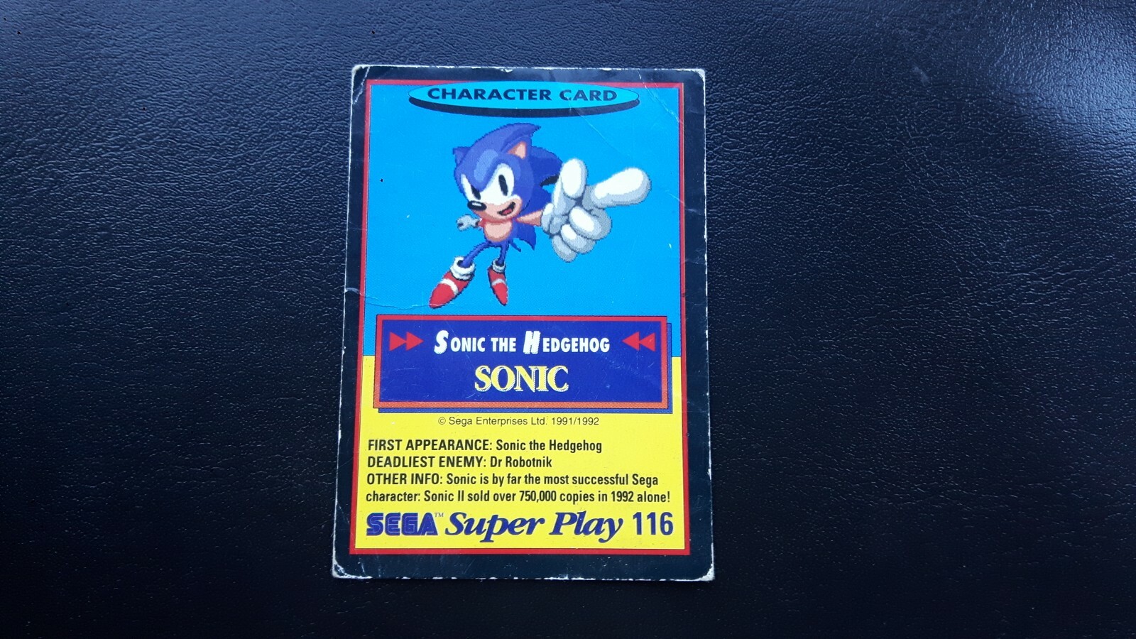 SEGA Super Play Game / Trading Cards - Large Selection - Panini 1992 ...