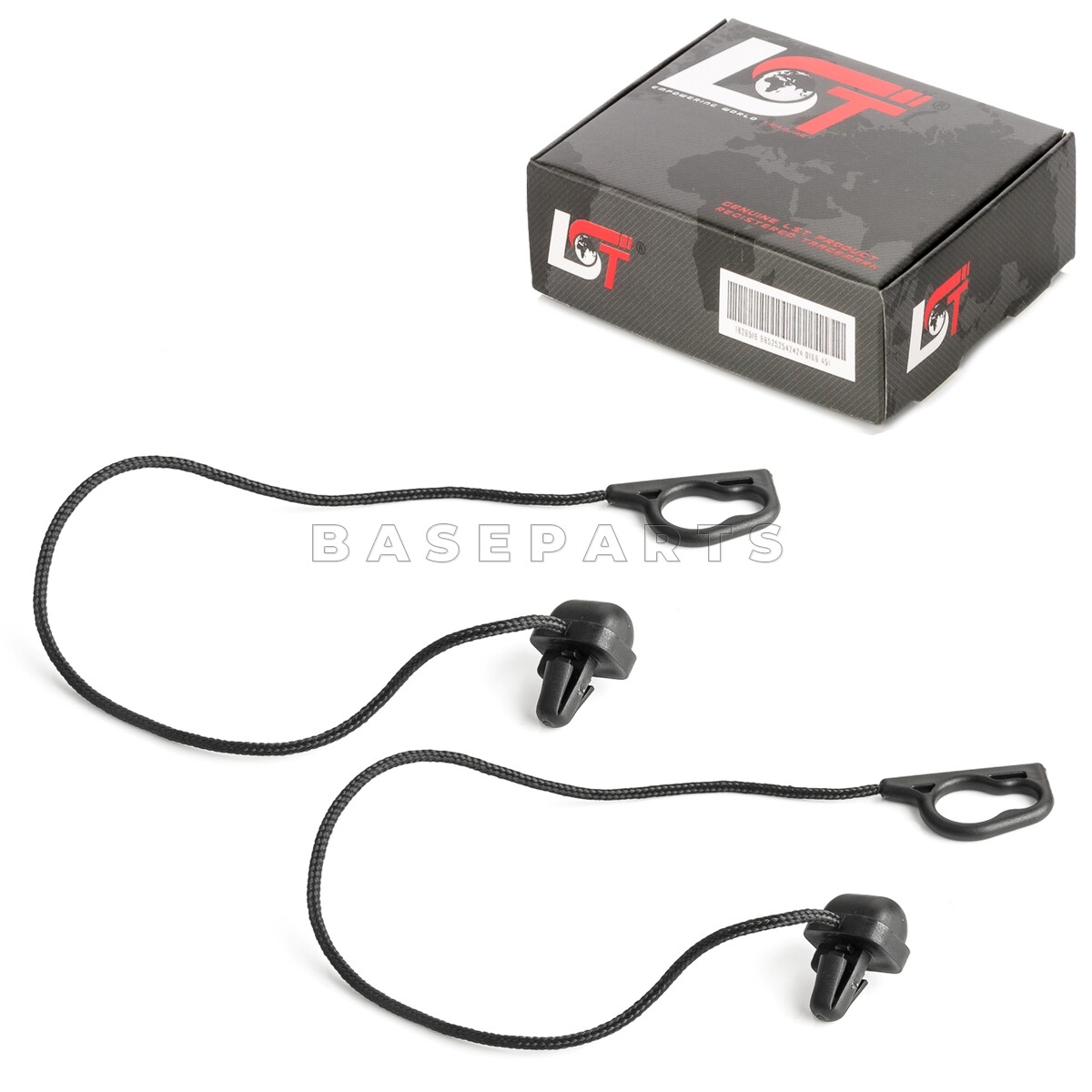 2x Retaining Strap Parcel Shelf Boot Cover Cord Clip for Vauxhall Corsa ...