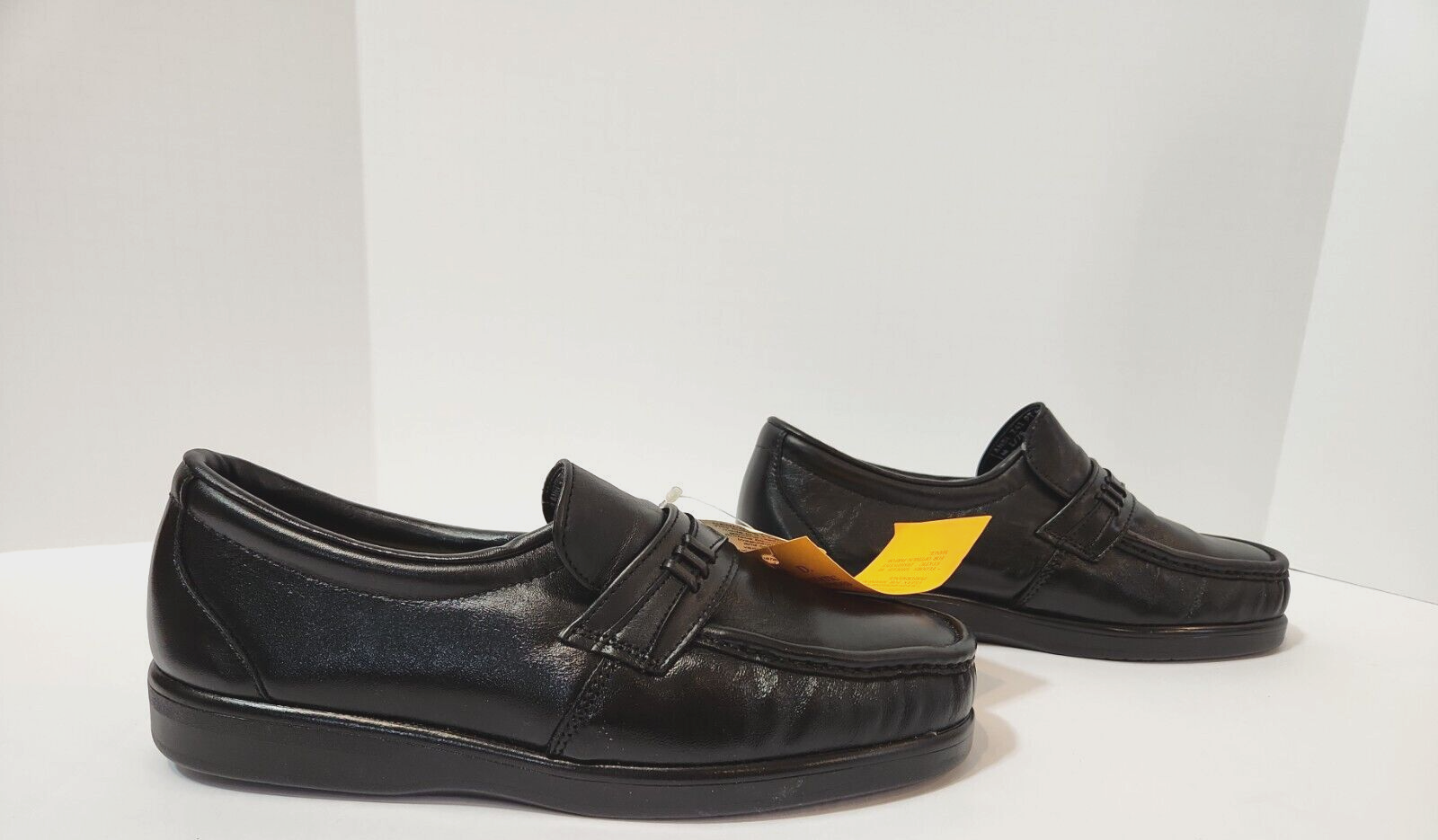 Iron Age Steel Toe E.S.D. Black Leather Loafer Dress Safety Shoes Men's ...