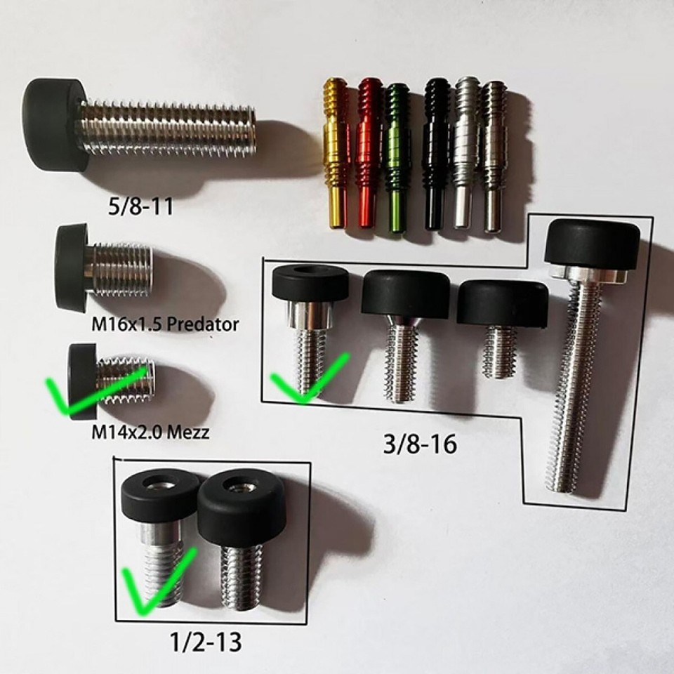 STACKABLE Pool Cue Extension Compatible with Cuefits Mezz & Plug Bumper ...