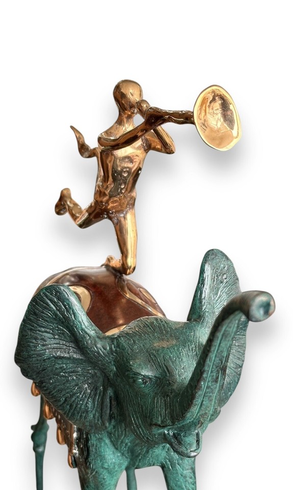 Salvador Dali bronze sculpture Triumphant Elephant Perseo Foundry | eBay