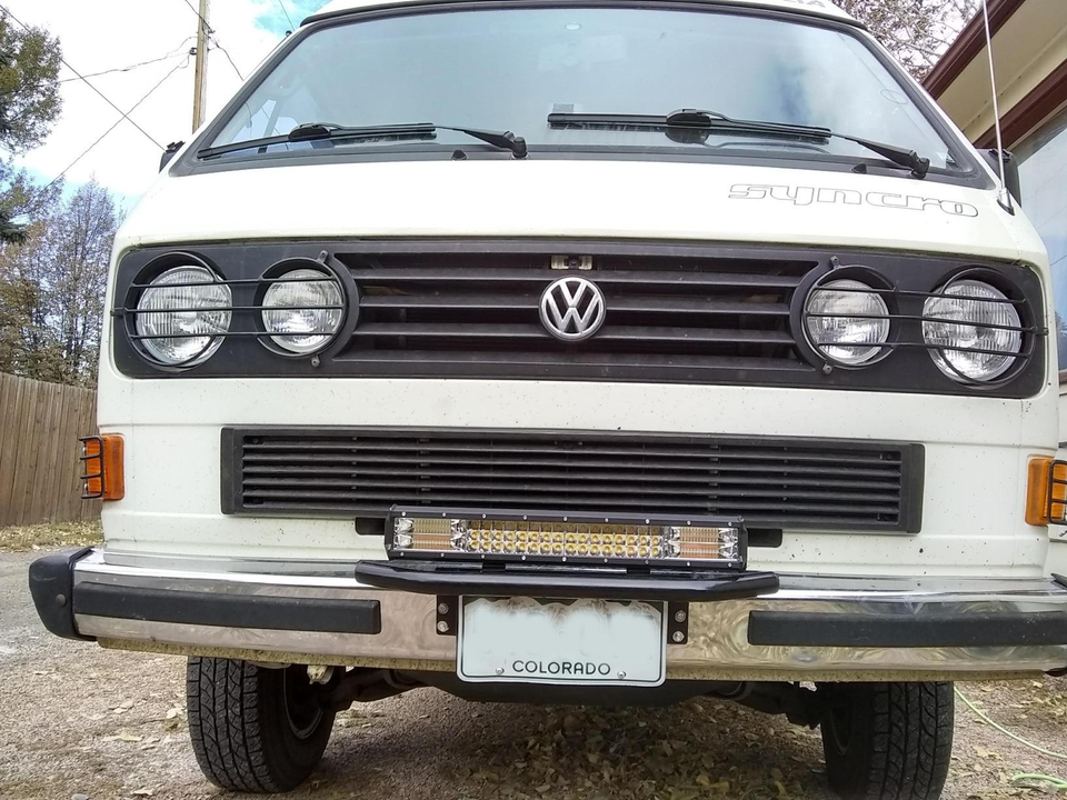 Bull Bar Front Bumper License Plate Mount Bracket Off-Road Light Pods ...