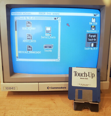 AMIGA Touch-Up Scanner Software Disk 1000/3000/4000/1200/500/600 | eBay