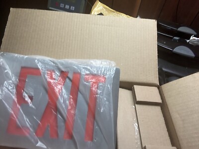 Light Alarms Galaxy Series Ac/Dc Self Powered Led Exit Sign | eBay