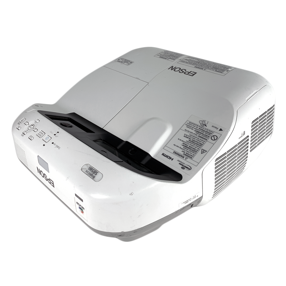 Epson BrightLink 585Wi 3LCD Projector Ultra Short Throw 3300 Lumens 4K ...
