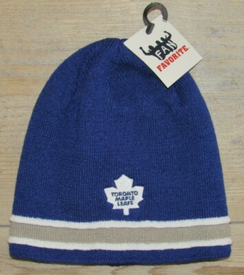 Toronto Maple Leafs Fan Favorite Cuffless Toque Winter Knit Hat Cap ...