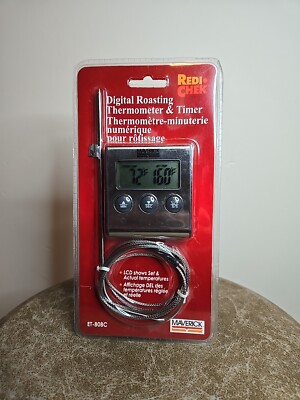 Maverick ET-808C Redi Chek Digitial Roasting Thermometer & Timer | eBay