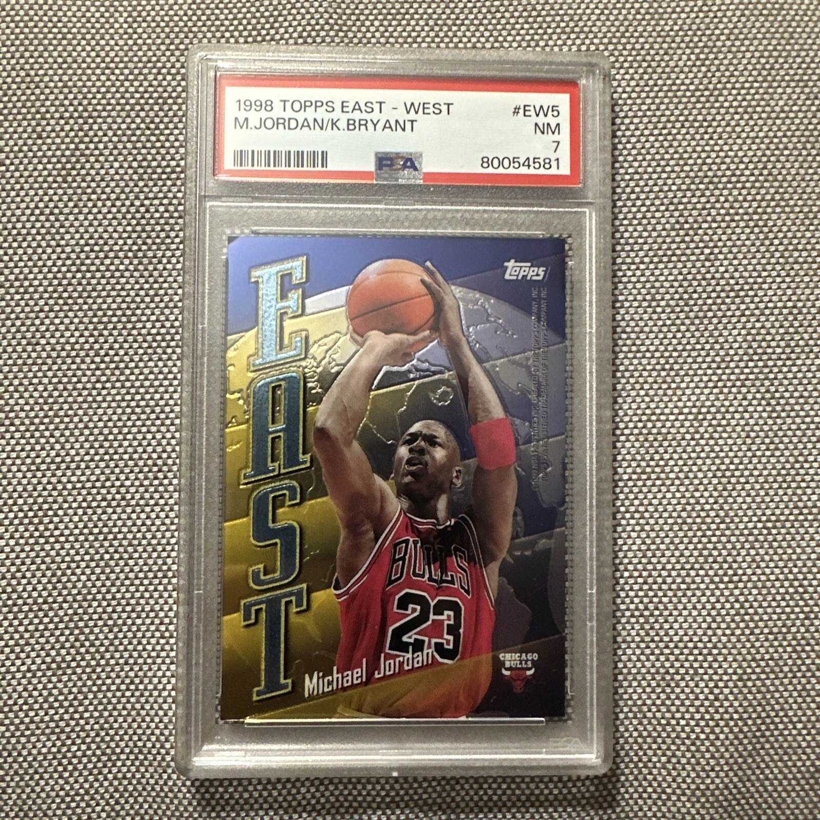 1998-99+Topps+-+East%2FWest+%23EW5+Kobe+Bryant%2C+Michael+Jordan for ...