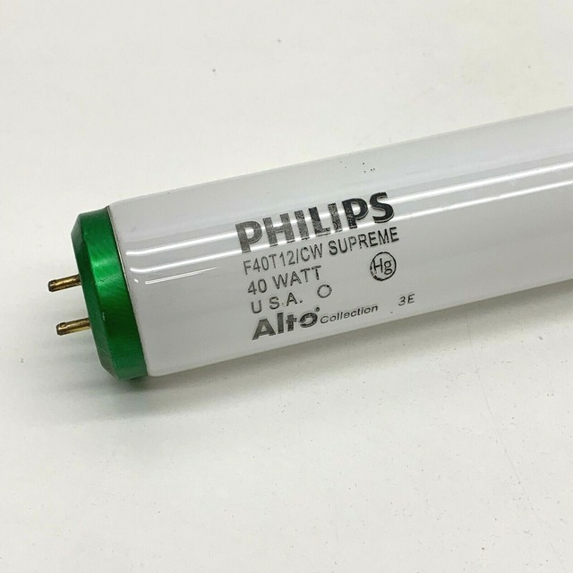 Philips F40t12/cw Supreme/alto Fluorescent 40 W Cool White Bulb for ...