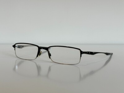 Oakley OX 3119-0155 Halfshock Half Rim Satin Black Eyeglasses 55-19-142 ...