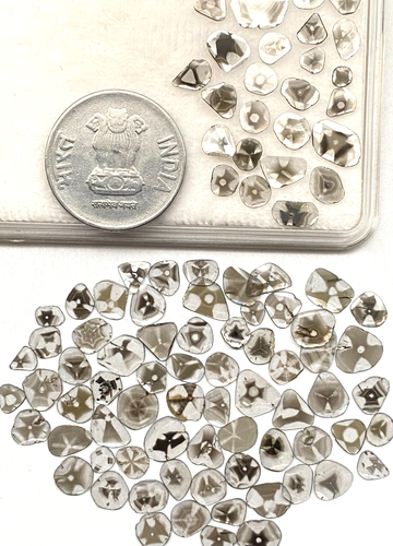 Zimba Polki Diamond 1.5+Tcw Scoop (8 A 30 Pz) Fetta Lotto Di Diamanti ...