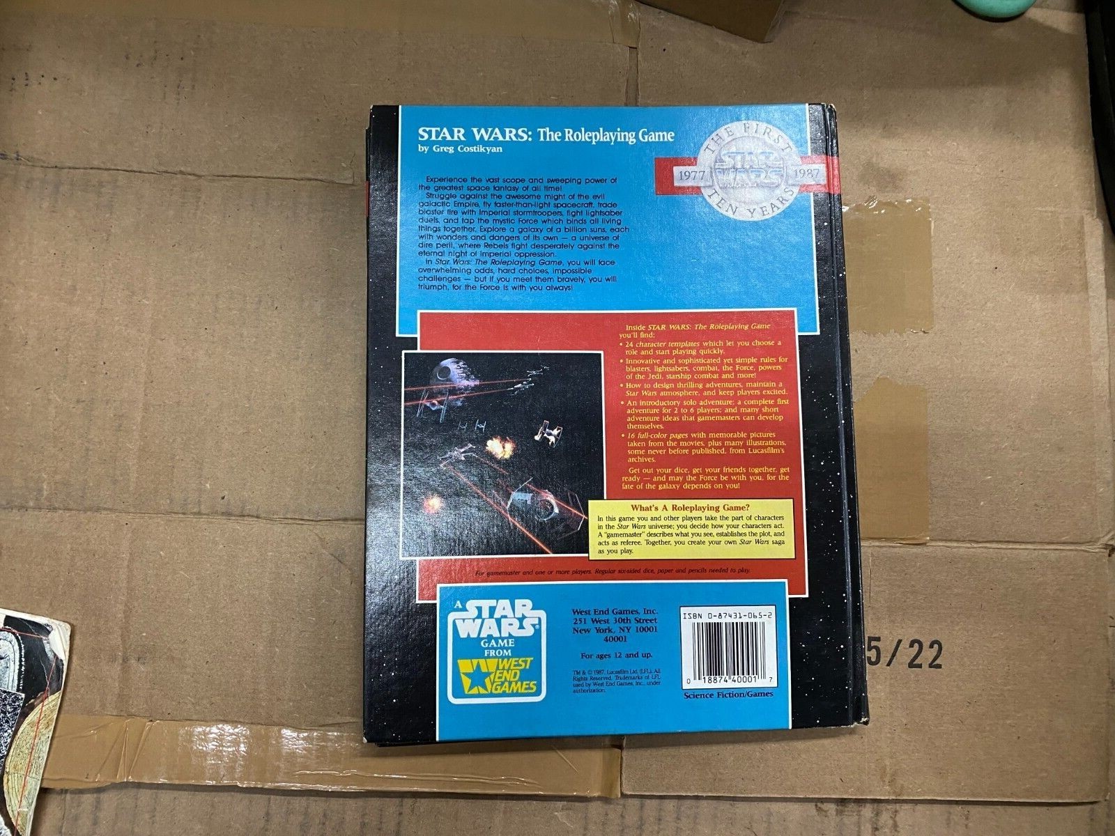 Star Wars The Roleplaying Game 1987 RPG role playing book GOOD | eBay