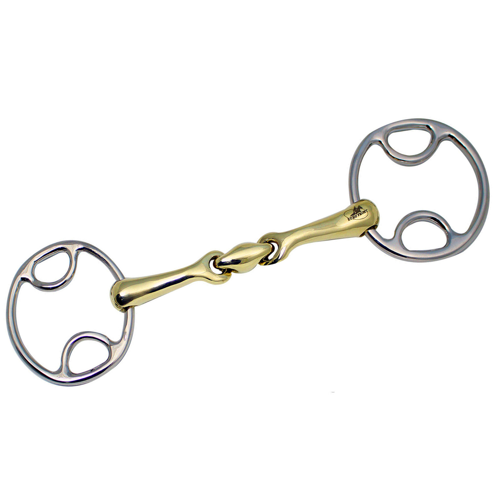 Loose Ring Wilkie Bevel Verbindend Angled Snaffle Bit Lozenge (EuroStar ...